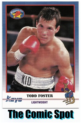 1991 KAYO ROUND ONE ~ TODD FOSTER #102 ~ LIGHTWEIGHT ~ BOXING TRADING ...