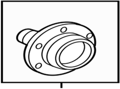 43502-04080 Toyota Hub sub-assy, front axle, rh 4350204080, New Genuine ...