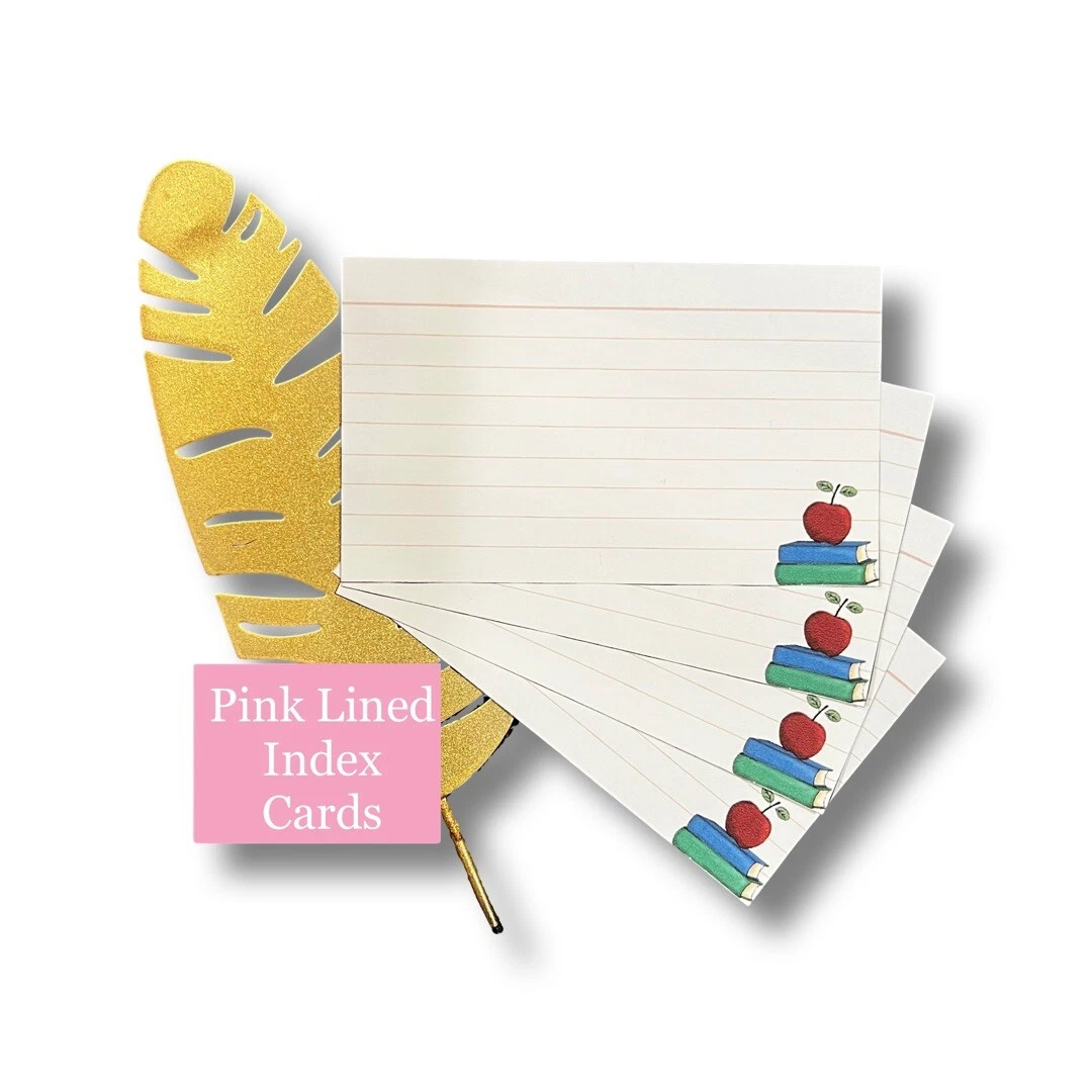 Pink Index Card