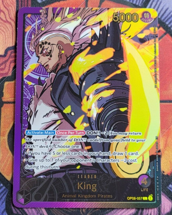 King OP08-057 SPR Leader EB02 25th Collection One Piece Card English | eBay