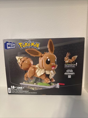 Mega Pokémon Action Figure Building Set, Motion Eevee with 1366 Pieces - Sealed | eBay