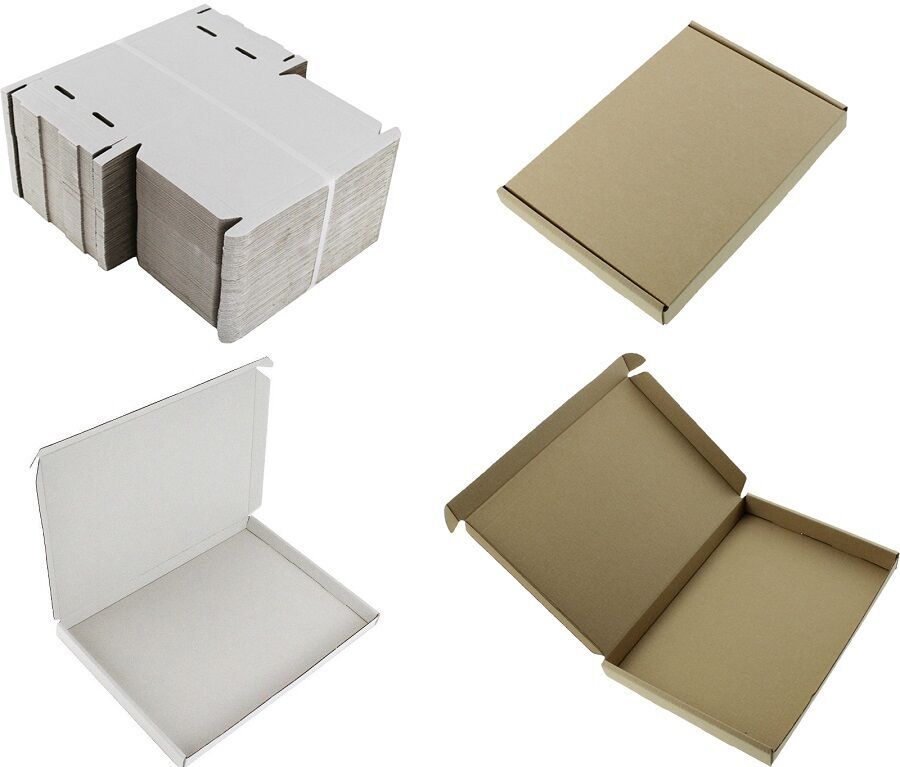 A4 A5 A6 ROYAL MAIL LARGE LETTER PIP CARDBOARD POSTAL BOXES PIP WHITE ...