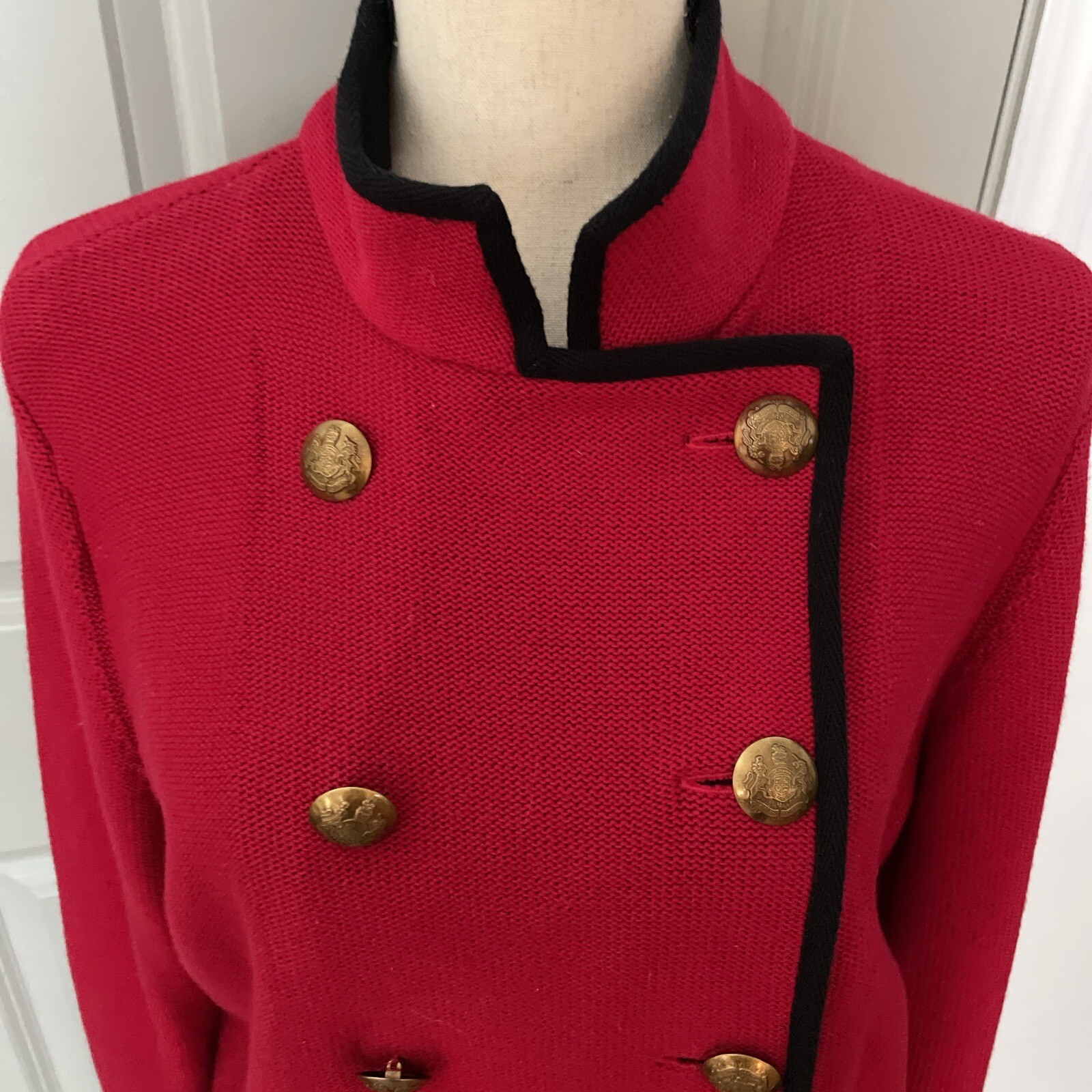 Lauren Ralph Lauren Double Breasted Sweater Size XL R… - Gem