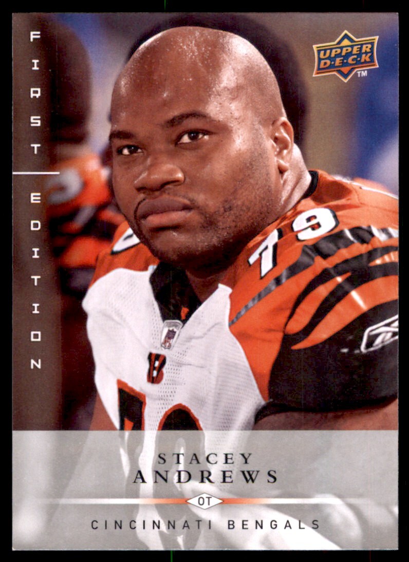 2008 Upper Deck First Edition Stacey Andrews Cincinnati Bengals #33 | eBay