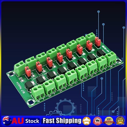 AU PC817 Optocoupler Isolation Board 2/4/8 Channel for New Module (8S ...
