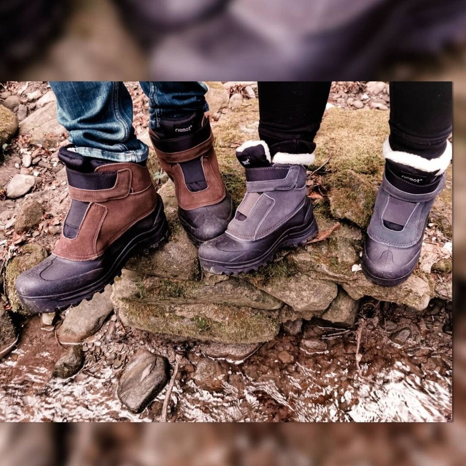 riemot Mens Womens Winter Snow Boots Waterproof Snow Boots Insulated ...