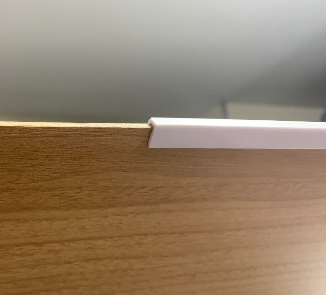 Plastic Panel Edge Trim White U - Shaped for Caravan Motorhome Sold Per ...