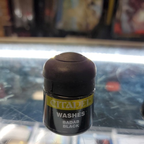 Games Workshop Citadel Washes Wash Badab Black BNIB New Ink Paint 12ml ...