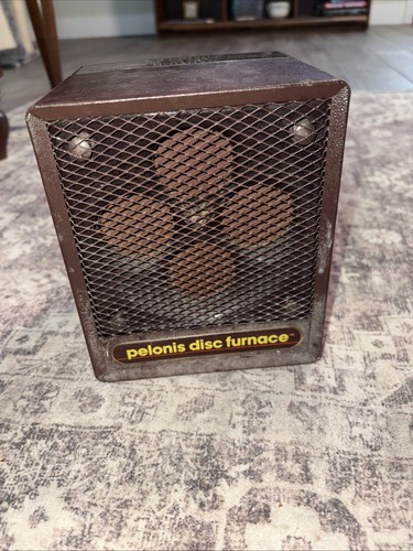 VTG Pelonist Disc Furnace 1500-W-II Portable Ceramic Heater Brown ...