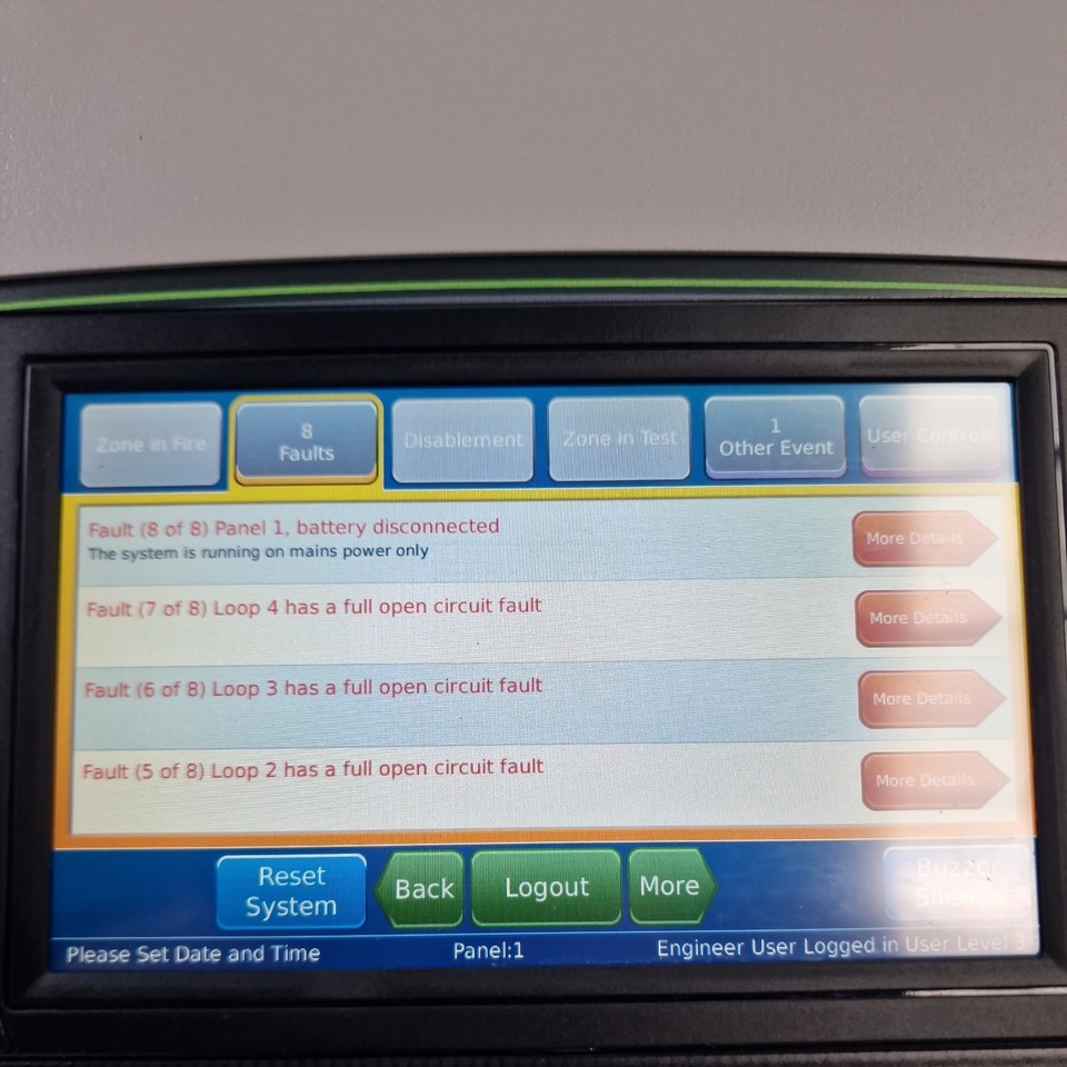 Kentec TAKTIS 4 Loop Fire Alarm Panel | eBay