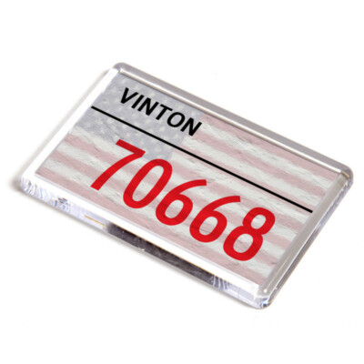 FRIDGE MAGNET - Vinton, 70668 - US Zip Code | eBay