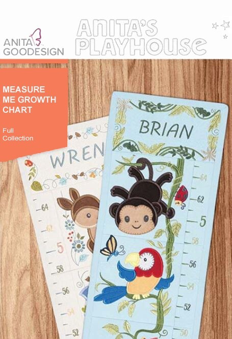 Anita Goodesign Measure Me Growth Chart 413AGHD Full Collection for ...