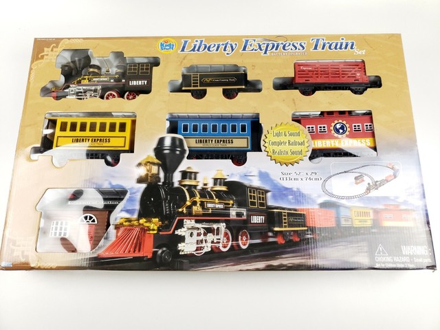 Liberty Express 7 Car Locomotive Electronic Train Set Kids Stuff Excite ...