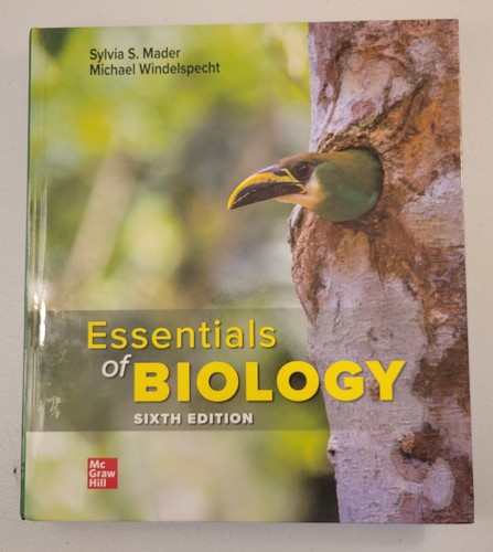 Essentials of Biology College Textbook 6th Ed 2021 Mader & Windelspecht ...