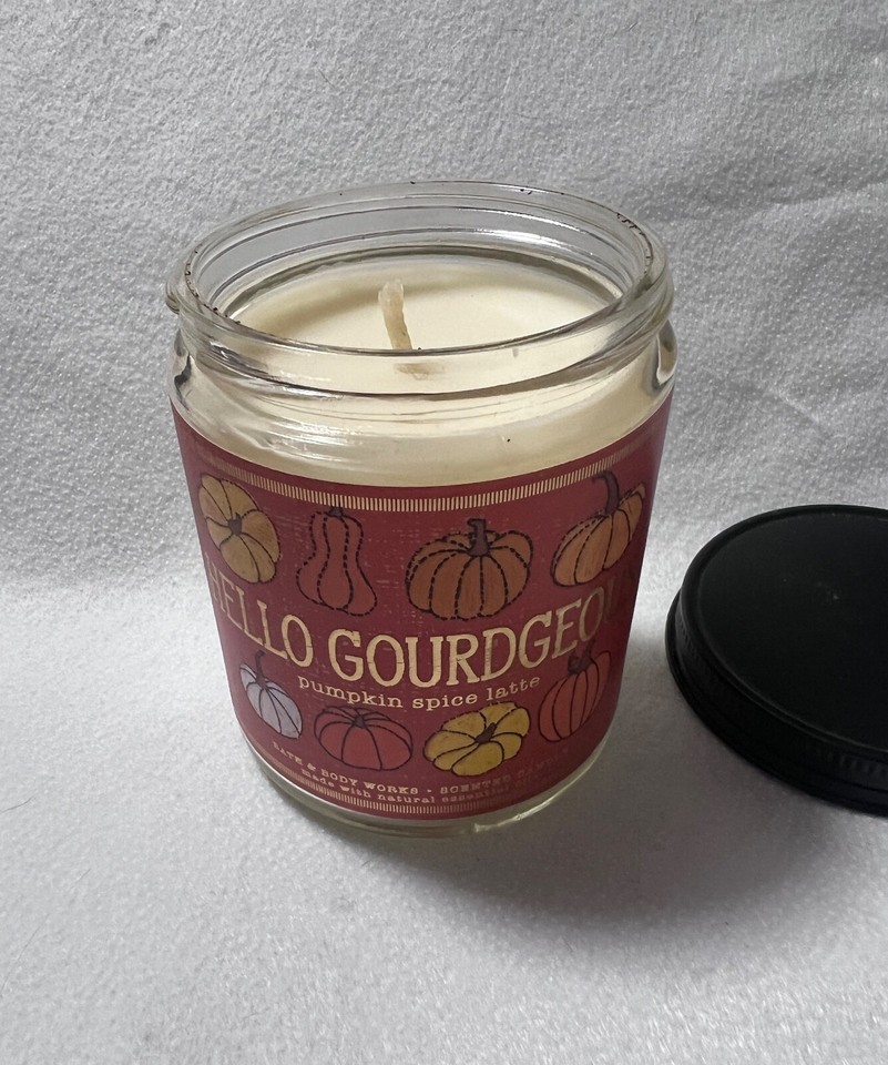 BBW Scented Candle "HELLO GOURDGEOUS" 1-Wick NEW GWP | eBay
