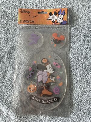 Disney Halloween MINNIE MOUSE WINDOW GEL CLINGS NEW 2022 | eBay