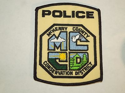 Vintage McHenry County Conservation District Police Embroidered Iron On ...