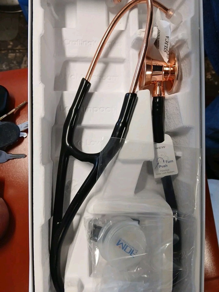MDF Instruments Rose Gold Edition Procardial Cardiology Stethoscope ...