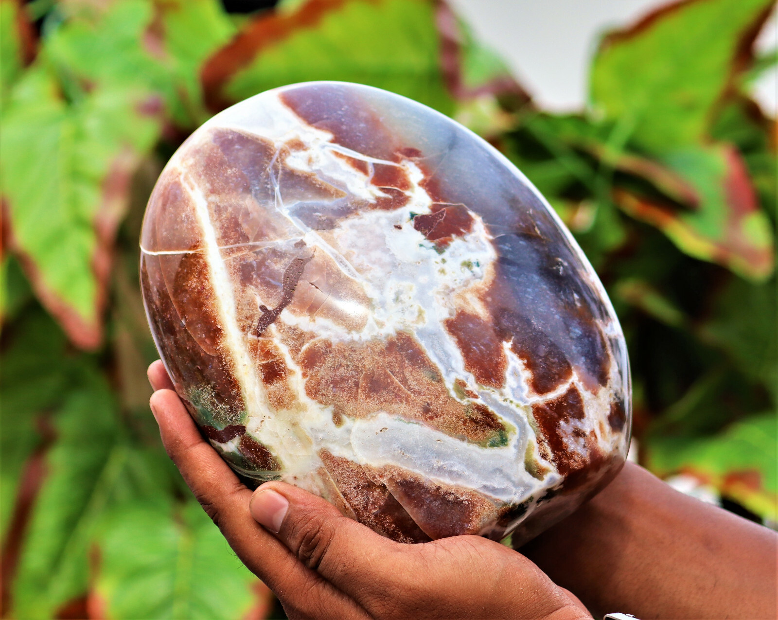 Large 195MM Natural Lavender Ocean Jasper Metaphysical Healing ...