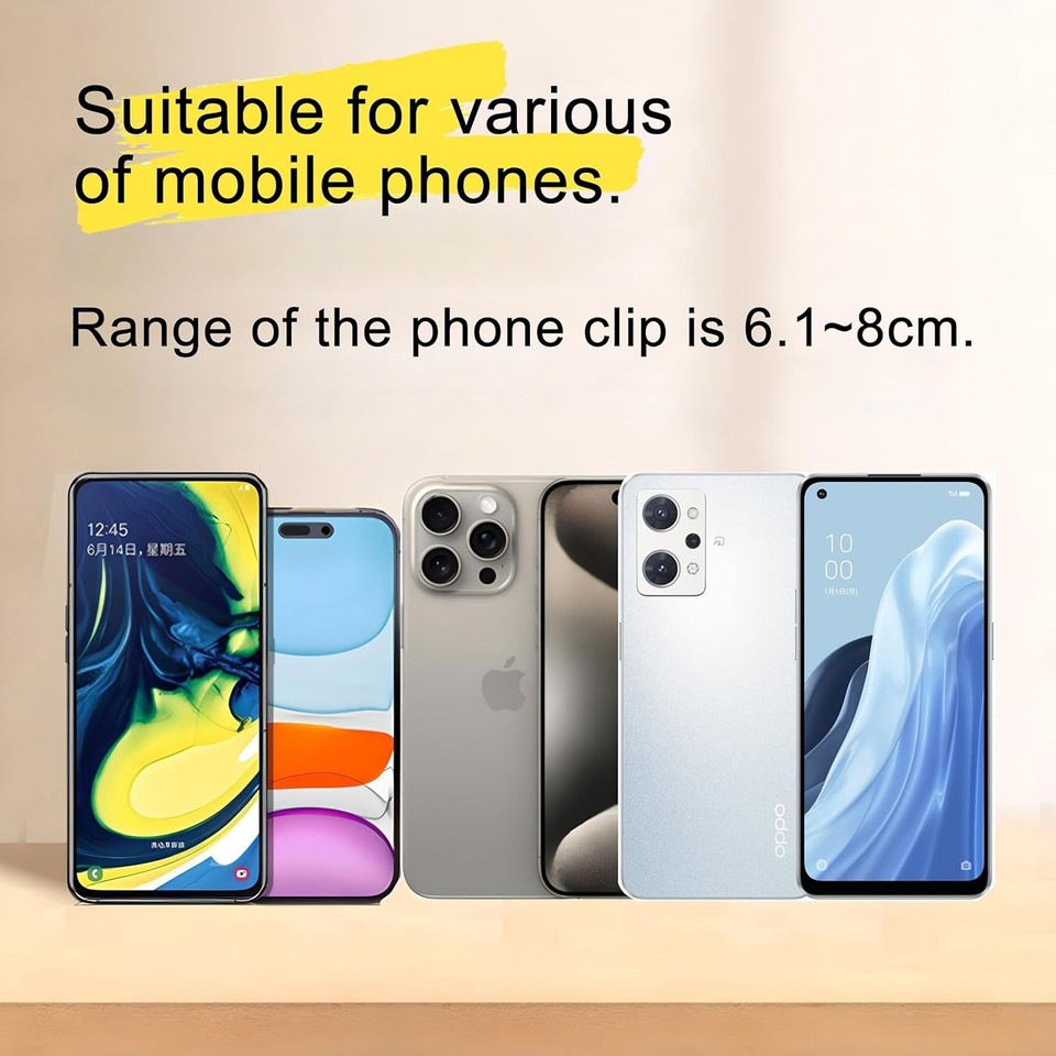 Overhead Phone Mount for Filming, Hands-Free Desk Phone Stand ...