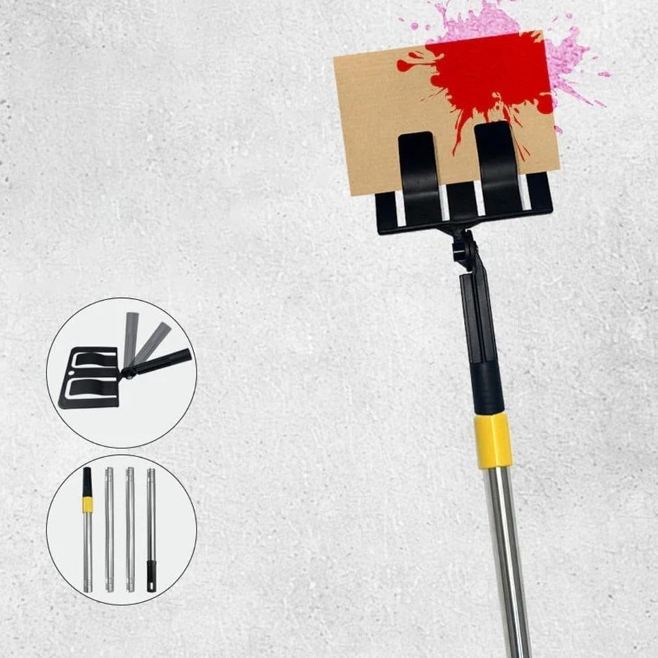 Paint Shield Holder Spray Guard Clamp Fits Paper Plastic Metal Even ...