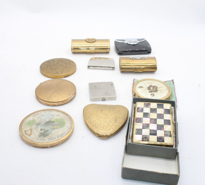 F x11 Vintage Ladies Cosmetic Compacts Inc. Stratton, Vogue, Margaret ...
