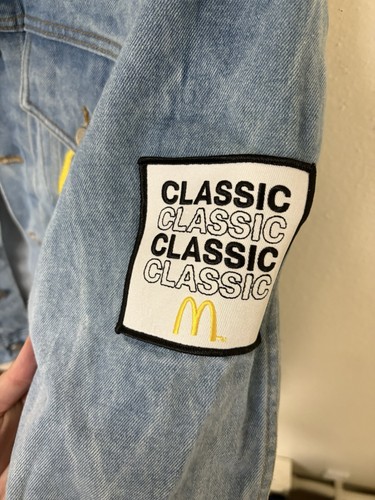 McDonald’s x Uber Denim Jacket Size M Limited Edition Rare Patch ...