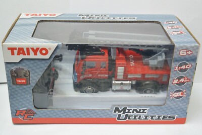 Taiyo Mini Utilities 1:40 RC Remote Control Fire Truck | eBay