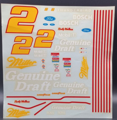 Unknown | No. ? | 1:25 Miller #2 Rusty Wallace Decals | eBay