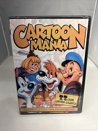 Cartoon Mania (DVD) Wimpy,Popeye,Three Little Pigs New And Sealed | eBay