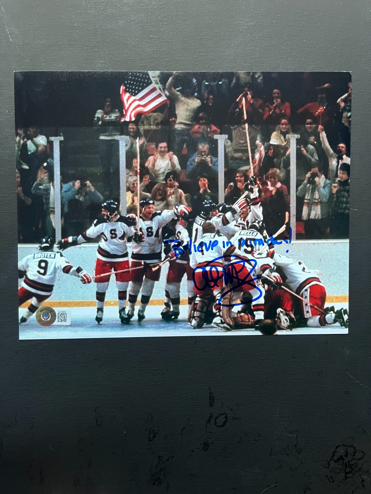 Al Michaels Hot! signed autographed 80 Miracle on Ice 8x10 photo ...