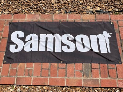 Samson Banner 60 x 24” Promotional Shooting Competition Man Cave | eBay