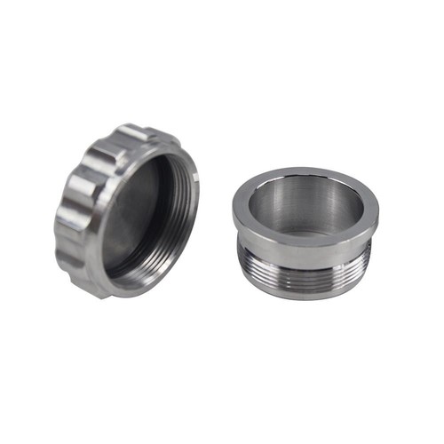 Billet Aluminum 2" Filler Neck Weld On Screw Cap Small CNC Gas Oil Tank ...