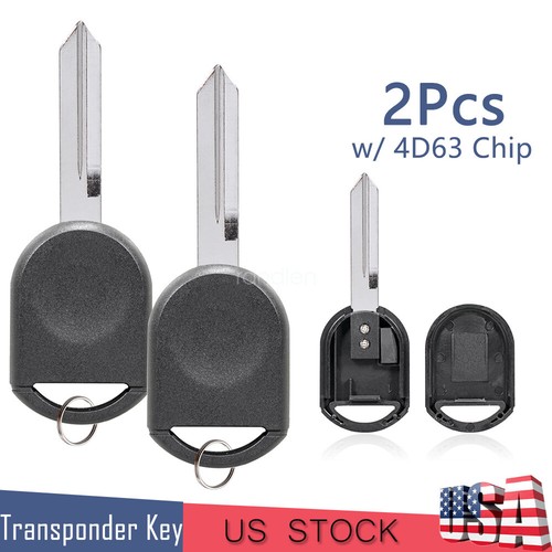 2 For 2008-2011 Ford F150 F250 F350 Ignition Chip Car Key Transponder ...