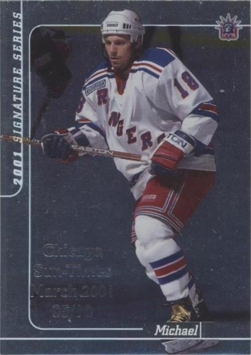 2000-01 In the Game Be A Player Signature Series - Mike York #5 Chicago ...