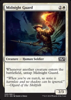 Midnight Guard ~ Lightly Played Magic 2015 M15 MTG Magic UltimateMTG ...