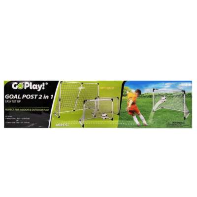 Go Play! 2-in-1 Soccer Goal Post Set NEW | eBay Australia