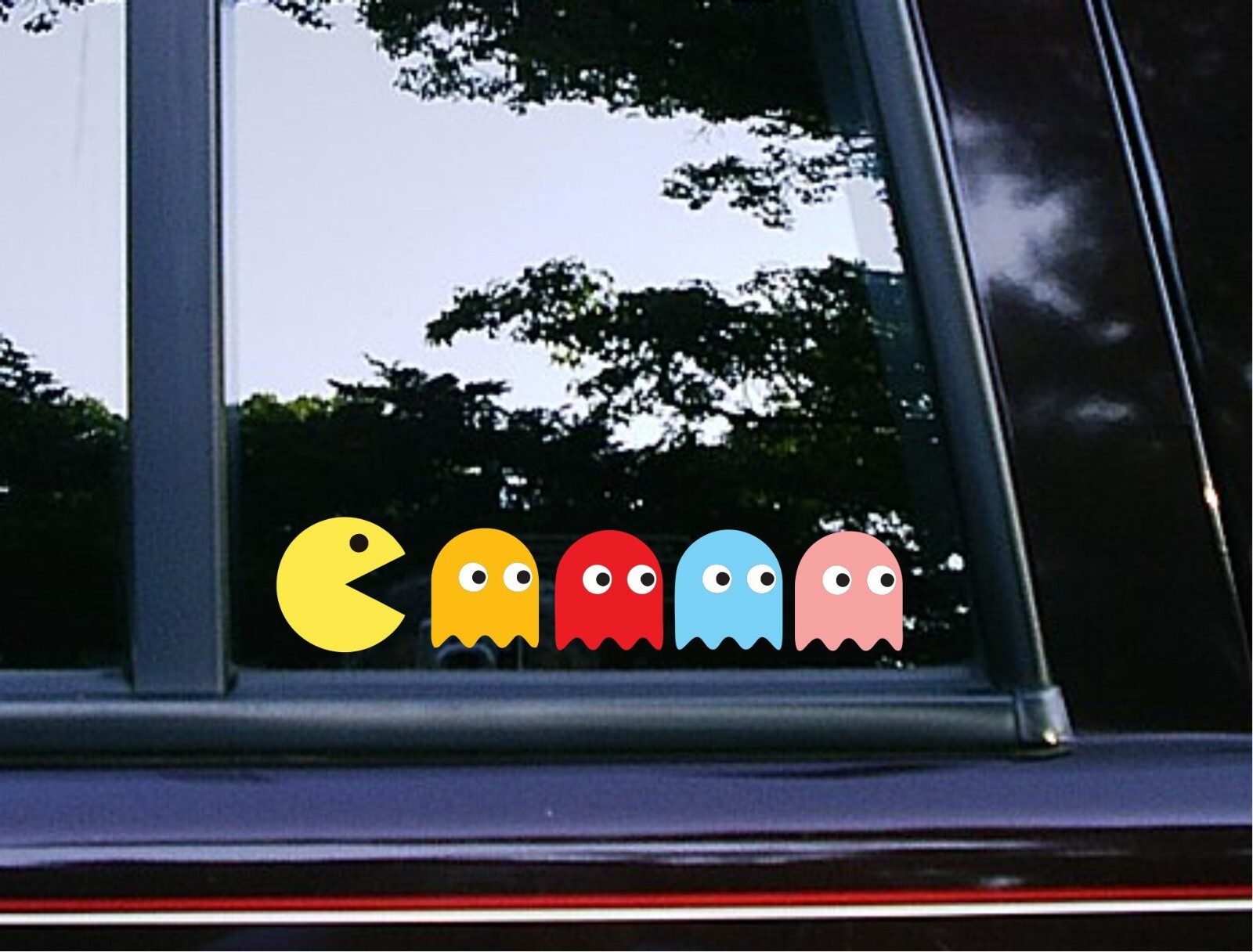 Mr Pacman Peeker Window Vinyl Car Decals Video Games Funny JDM Stickers ...