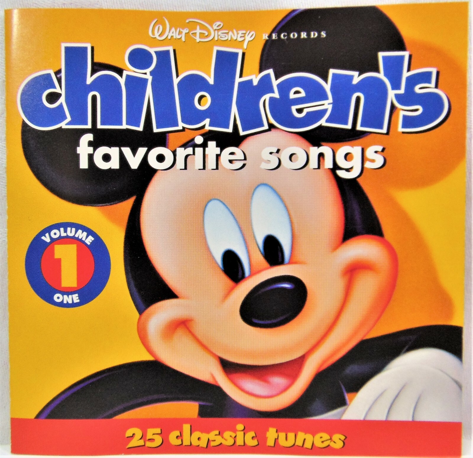 Walt Disney Records Children's Favorite Songs Volume 1 CD Album 25 ...