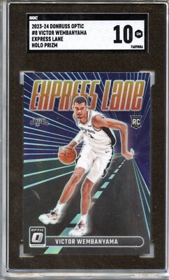 2023 Optic Victor Wembanyama Express Lane Holo ROOKIE SGC 10 | eBay
