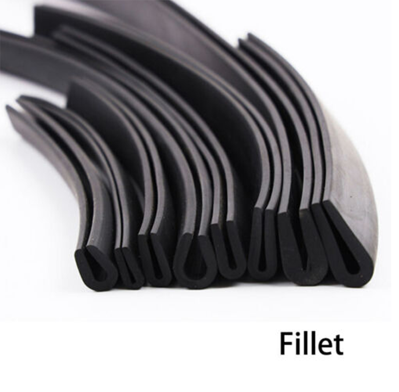 10Meter Rubber Edging Strip U-Shape Rubber Tube Slot Collision ...
