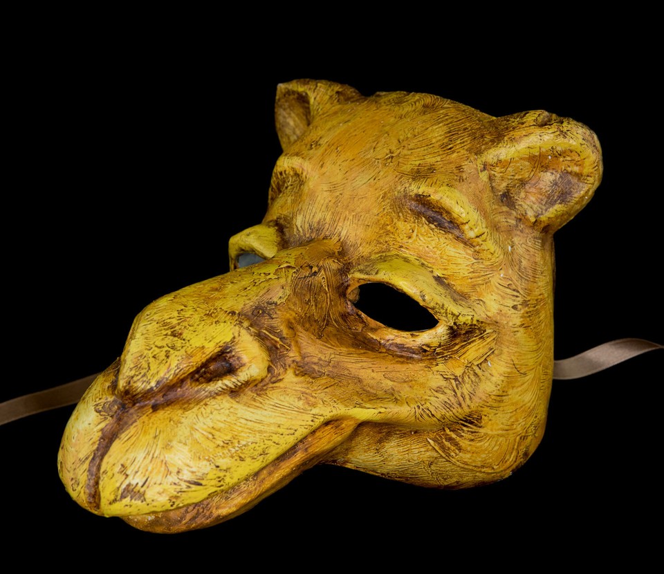 Venice Mask Camel Camel Papier Mache Carnival Costume 1734 V41 | eBay