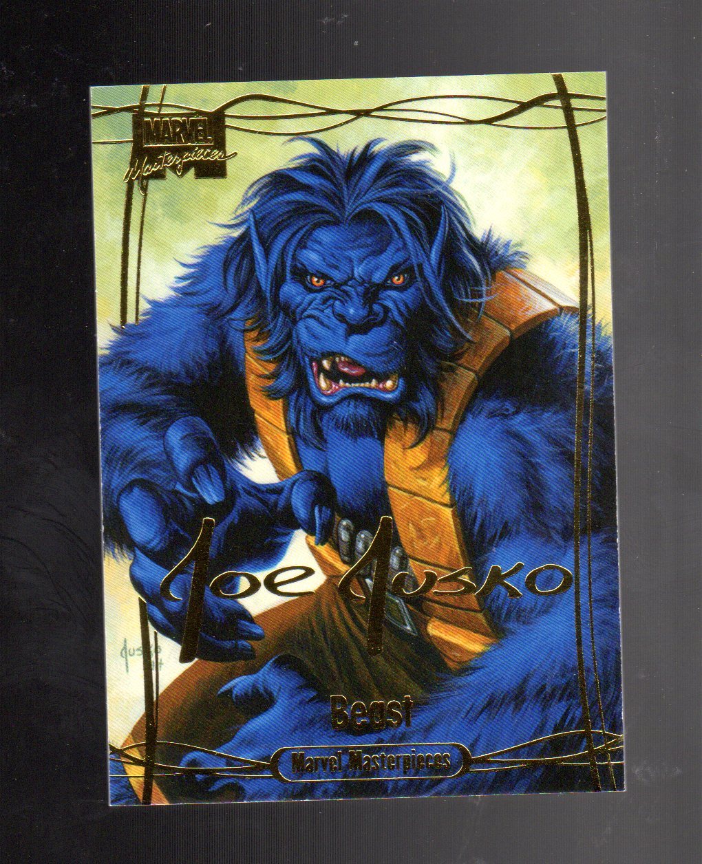 2016 Marvel Masterpieces #59 Joe Jusko GOLD signature card | eBay