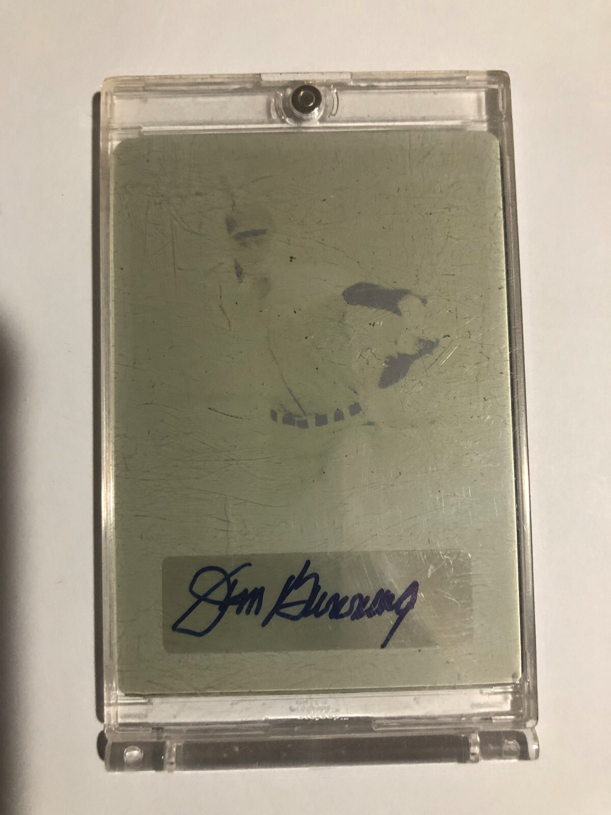 Jim Bunning 1/1 Auto 2012 Leaf Legends of Sport Yellow Printing Plate ...