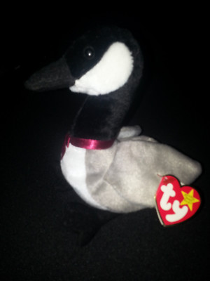 Rare!!! LOOSEY The Duck TY Beanie Baby Plush Retired Multiple Tag ...