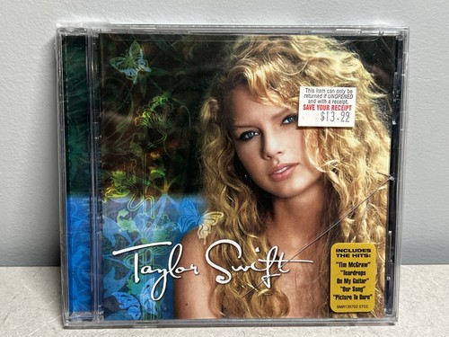 RARE Taylor Swift Self Titled Debut CD 2006 Uncensored Gold HYPE/SEALED ...