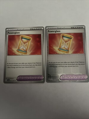 pokemon tcg shrouded fable powerglass SFA 063/064 non holo & reverse ...