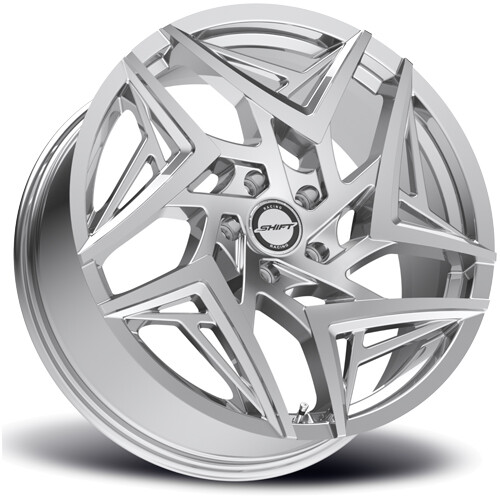 (Set of 4) Shift H36 Valve 18x8.5 5x4.5" +35mm Chrome Wheels Rims 18 ...