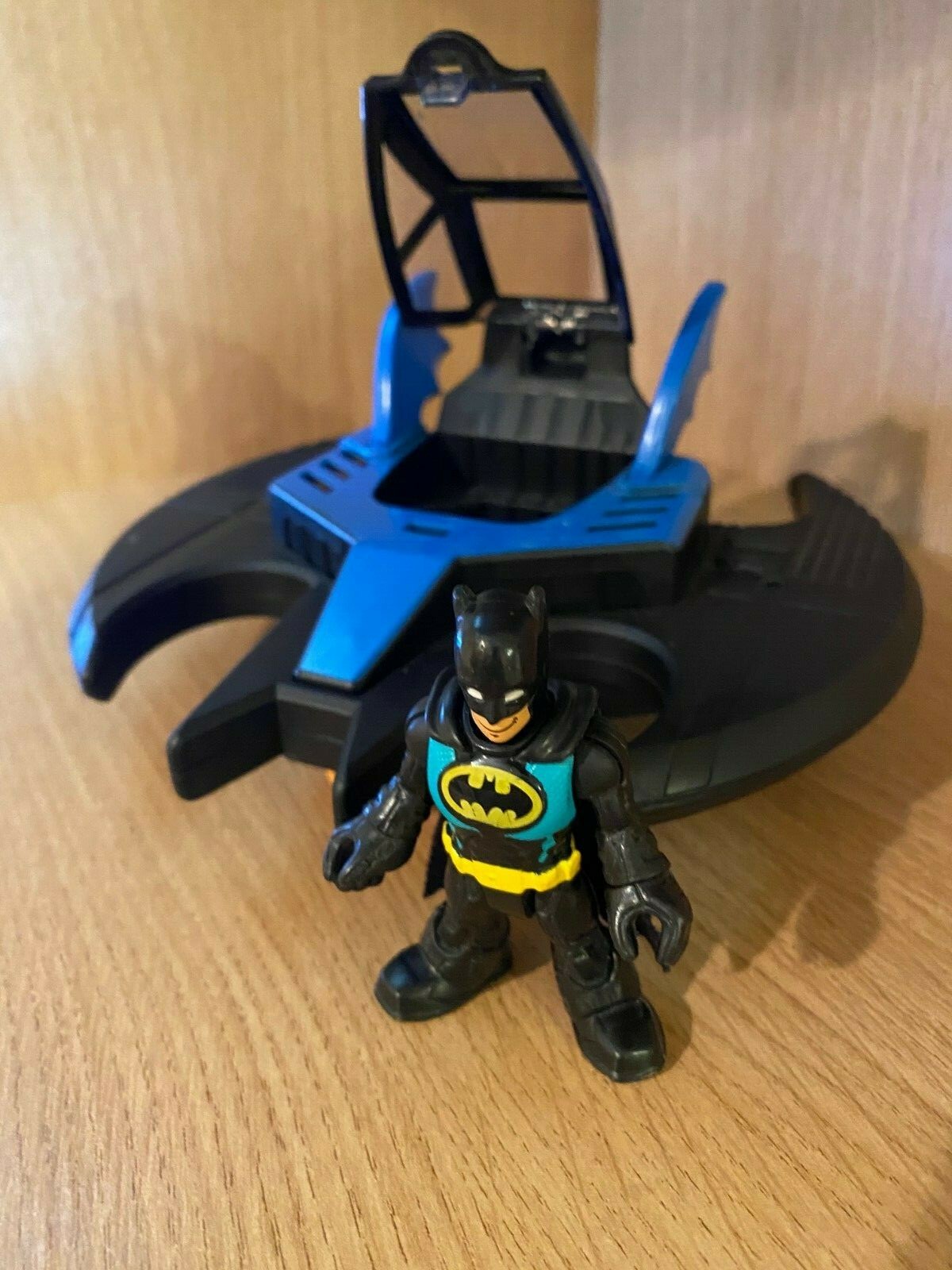 2008 Mattel Fisher Price Imaginext Batman Batwing Ship DC Super Friends ...
