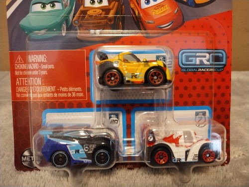 New Disney Pixar Cars Mini Racers GRC 3-Pack - Shu, Miguel Camino ...